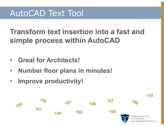 fmLABEL AutoCAD Text Insertion Tool | PPT