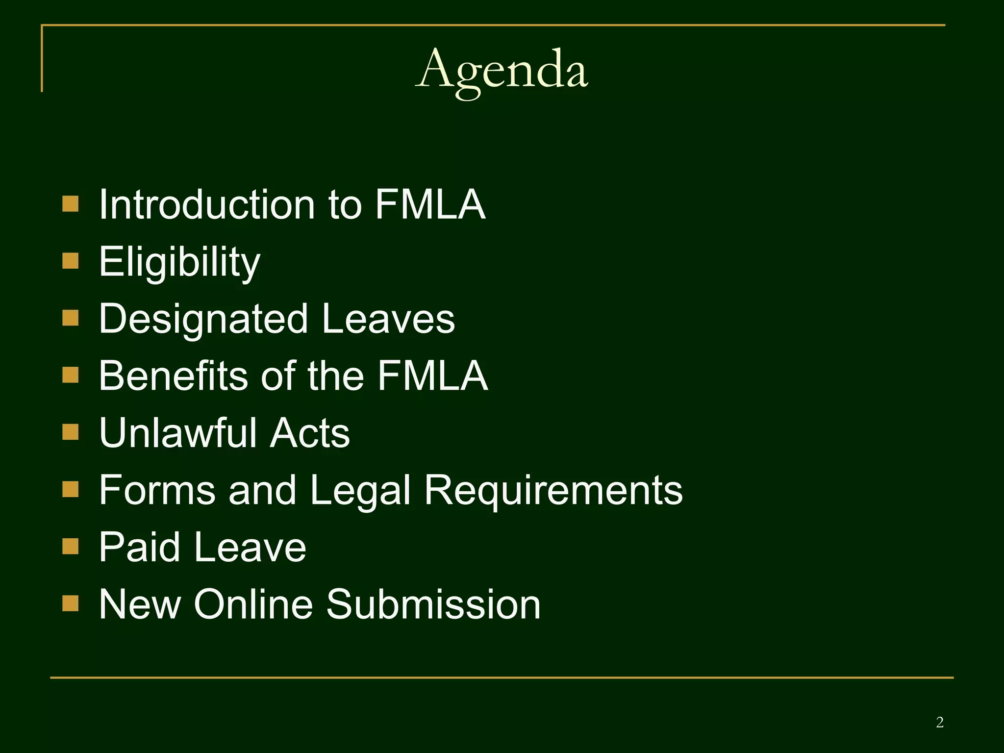 Fmla Employee Training V.4 Revised 02 11 09 | PPT