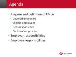 Fundamentals of FMLA | PDF