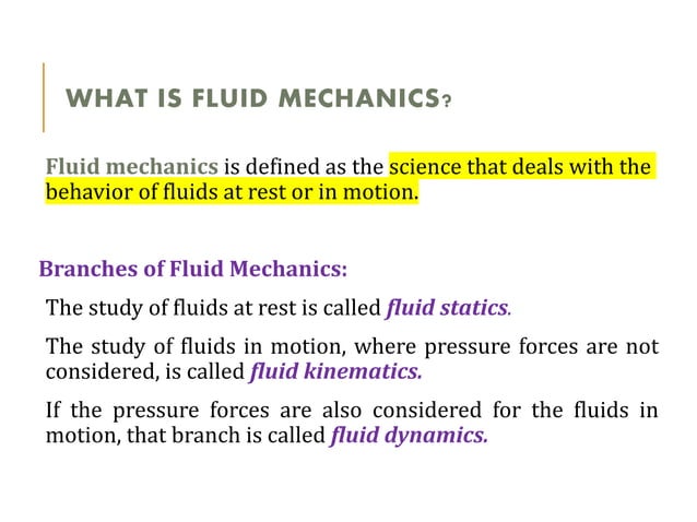 Fluid Mechanics introduction with units.pdf