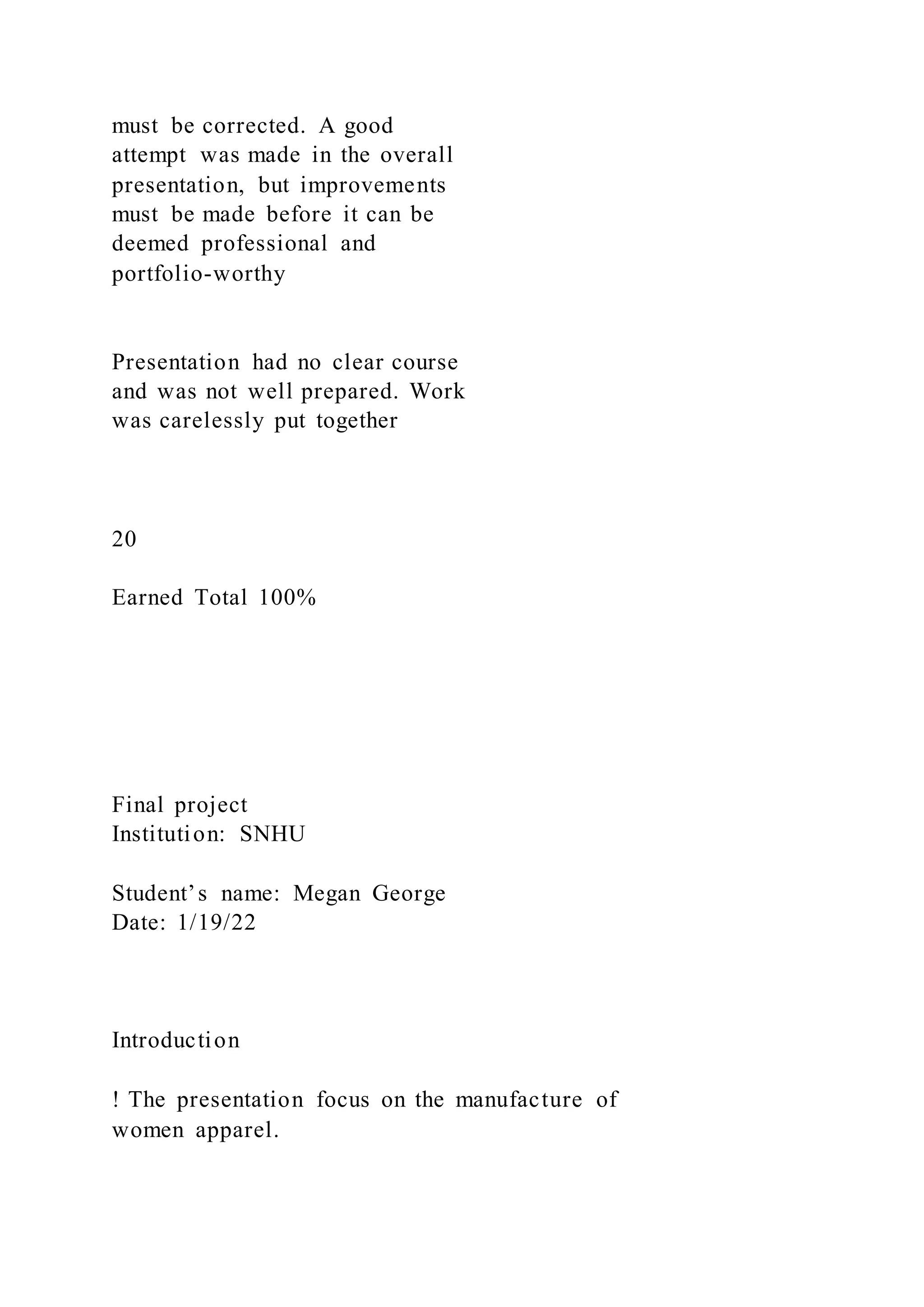 FMM 325 Final Project Guidelines and Grading Guide Ov | DOCX