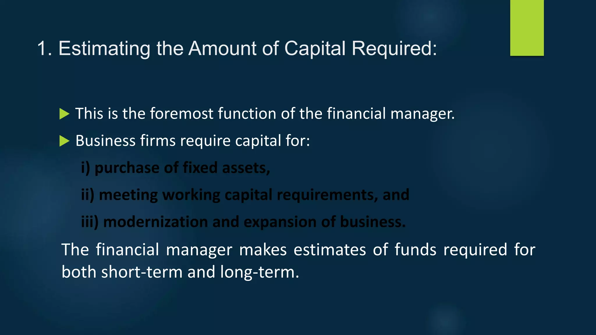 INTRODUCTION TO FINANCIAL MANAGEMENT | PPTX