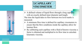 Modern viscometer its types and application | PPTX