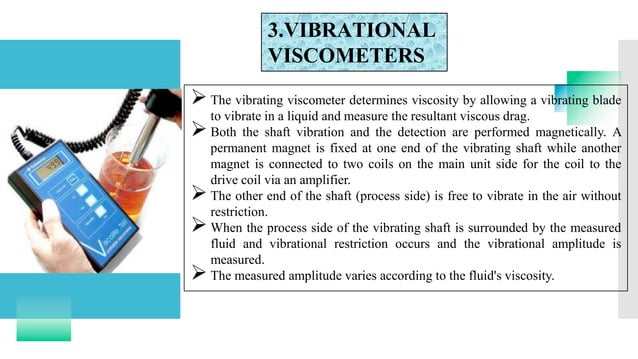 Modern viscometer its types and application | PPT