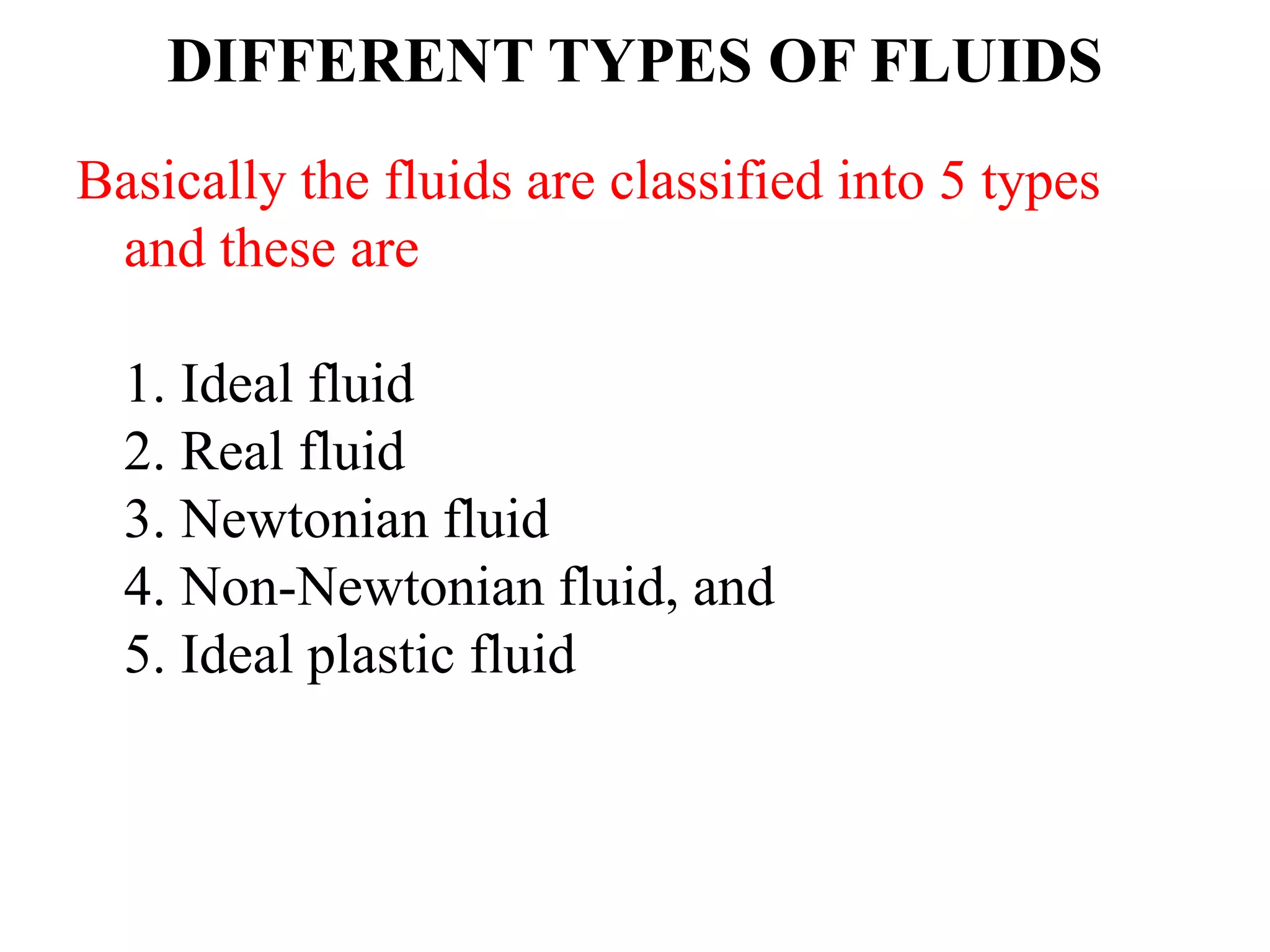 FMM- UNIT I FLUID PROPERTIES AND FLOW CHARACTERISTICS | PPTX