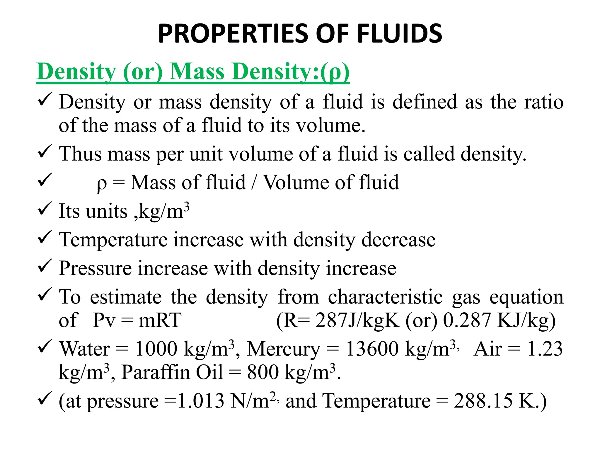 FMM- UNIT I FLUID PROPERTIES AND FLOW CHARACTERISTICS | PPTX
