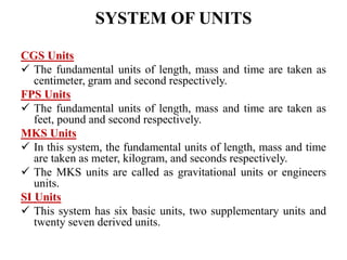FMM- UNIT I FLUID PROPERTIES AND FLOW CHARACTERISTICS | PPT