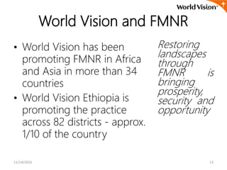 FMNR brings resilience to Ethiopia | PPTX