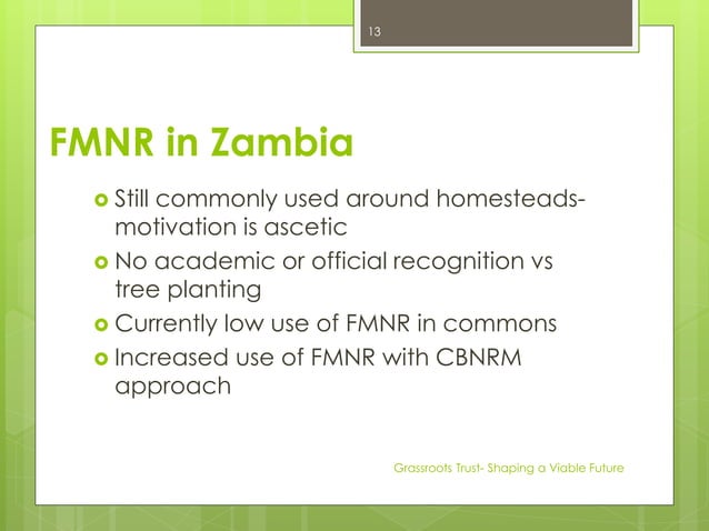 FMNR beating famine | PPT