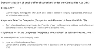METHODS OF ISSUING SECURITIES IN COMPANY TO RAISE FUNDS. | PPTX