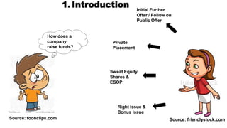 METHODS OF ISSUING SECURITIES IN COMPANY TO RAISE FUNDS. | PPTX
