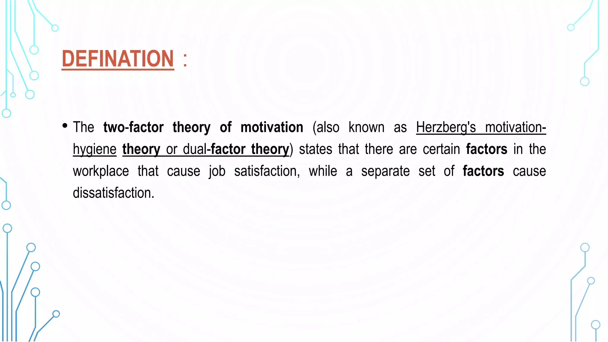 Two Factor Theory AND AMAZON | PPTX