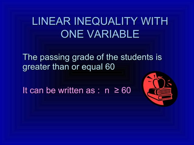Linear Equation With One Variable | PPT