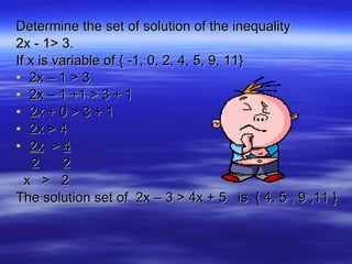 Linear Equation With One Variable | PPT