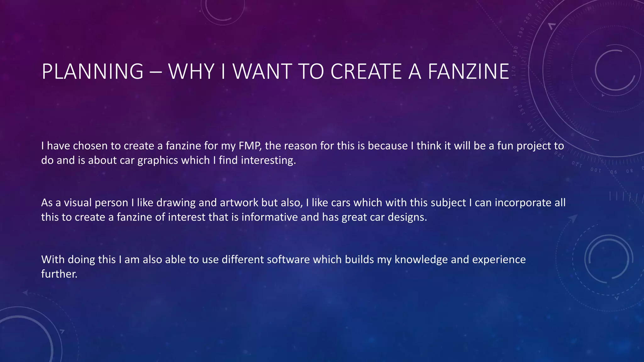 Fmp - car graphics planning updated | PPT