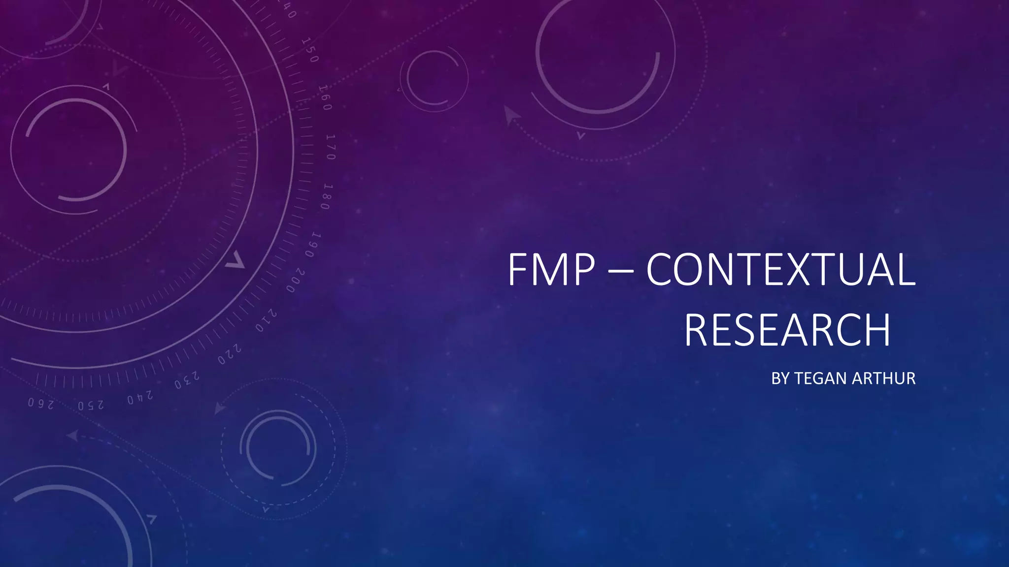 Fmp - contextual research updated | PPT