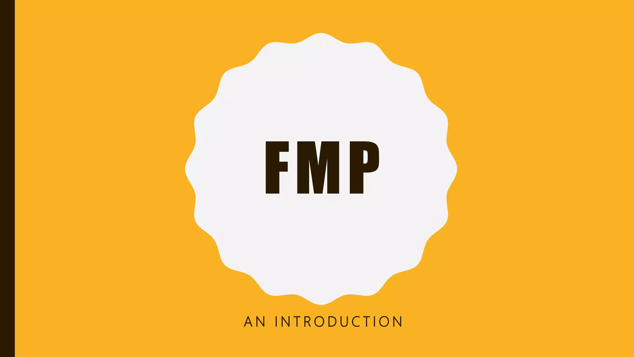 Fmp - lesson 1 an introduction | PPT