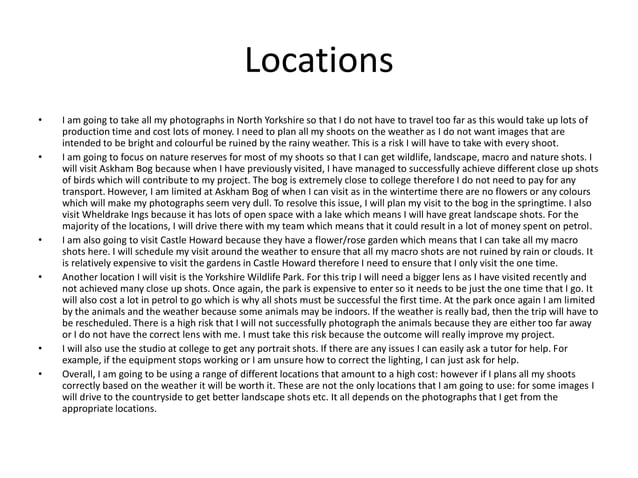 Fmp planning and production 2 | PPTX