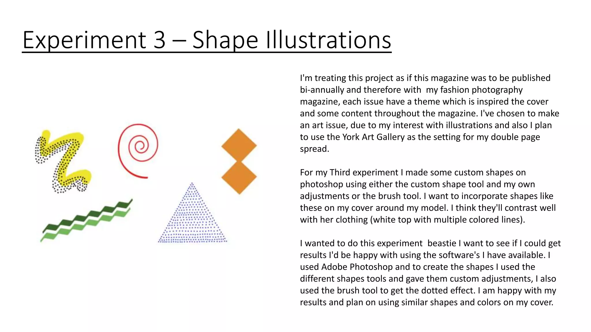 Fmp - production experiments | PPTX