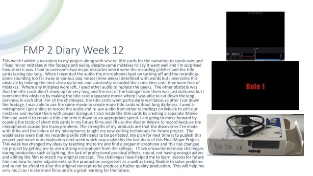 FMP 2 Diary Week 12.pptx