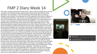 FMP 2 Diary Week 14.pptx