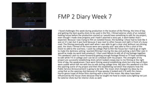 FMP 2 Diary Week 7.pptx