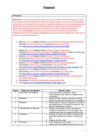 FMP Musical Theatre Proposal | DOCX