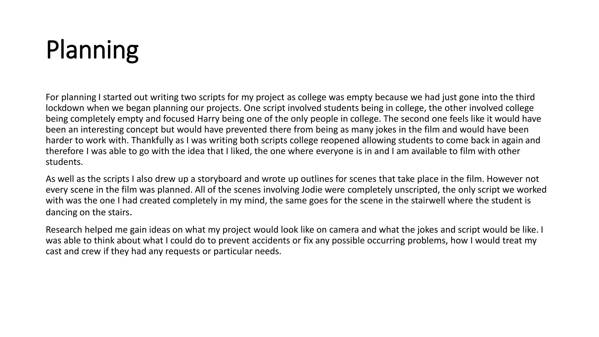 FMP Evaluation | PPT