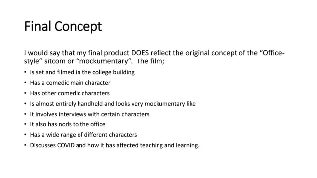 FMP Evaluation | PPT