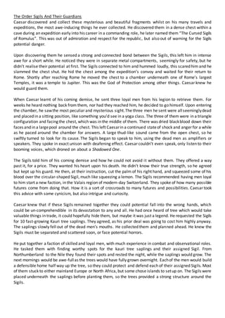 FMP Lore - The Sigils and Their Guardians | DOCX