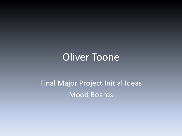 Fmp moodboard | PPTX | Video Production | Content Production