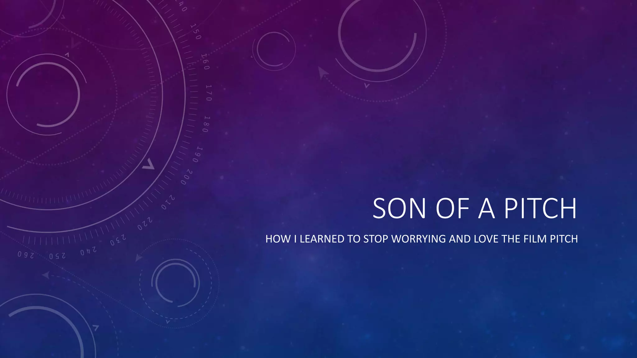 Pitching a film | PPTX