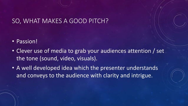 Pitching a film | PPT