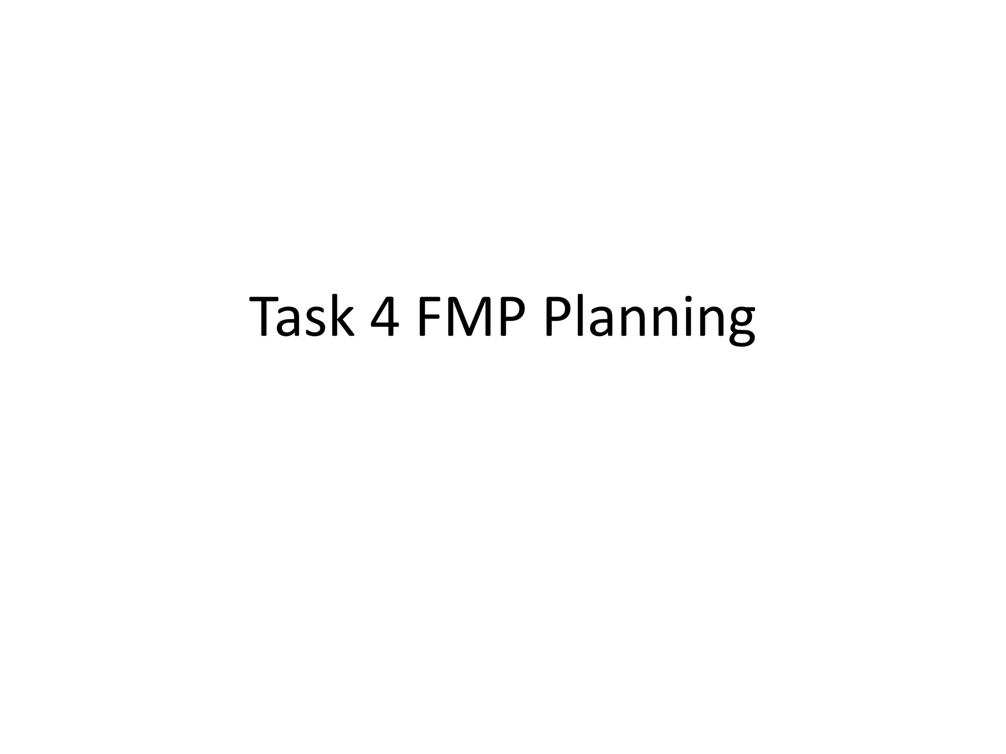 Fmp planning | PPT