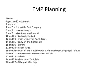 Fmp planning | PPT