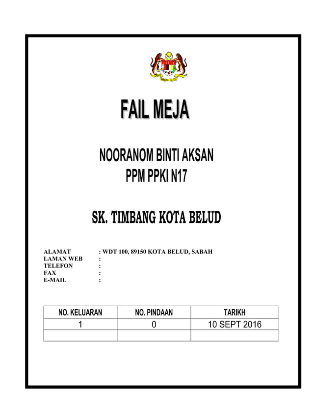 Fail Meja PPM PPKI | DOC
