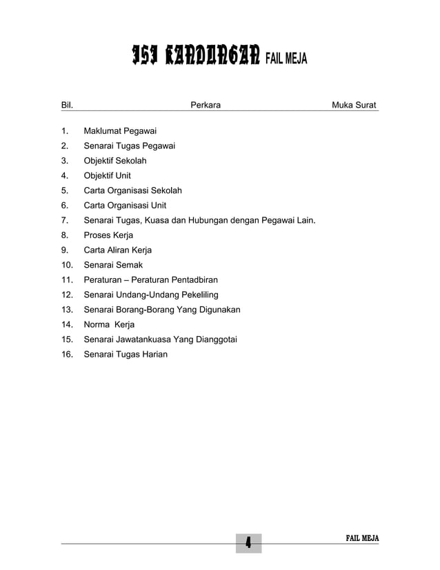 Fail Meja PPM PPKI | DOC