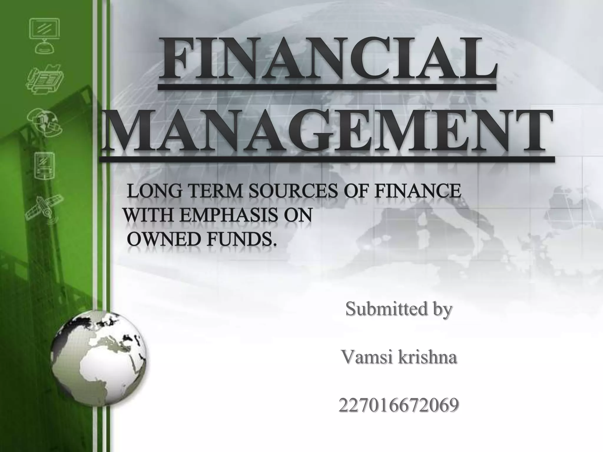 Financial management PPT MBA | PPTX