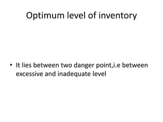 inventory control & ABC analysis ppt | PPTX