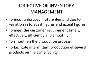 inventory control & ABC analysis ppt | PPTX