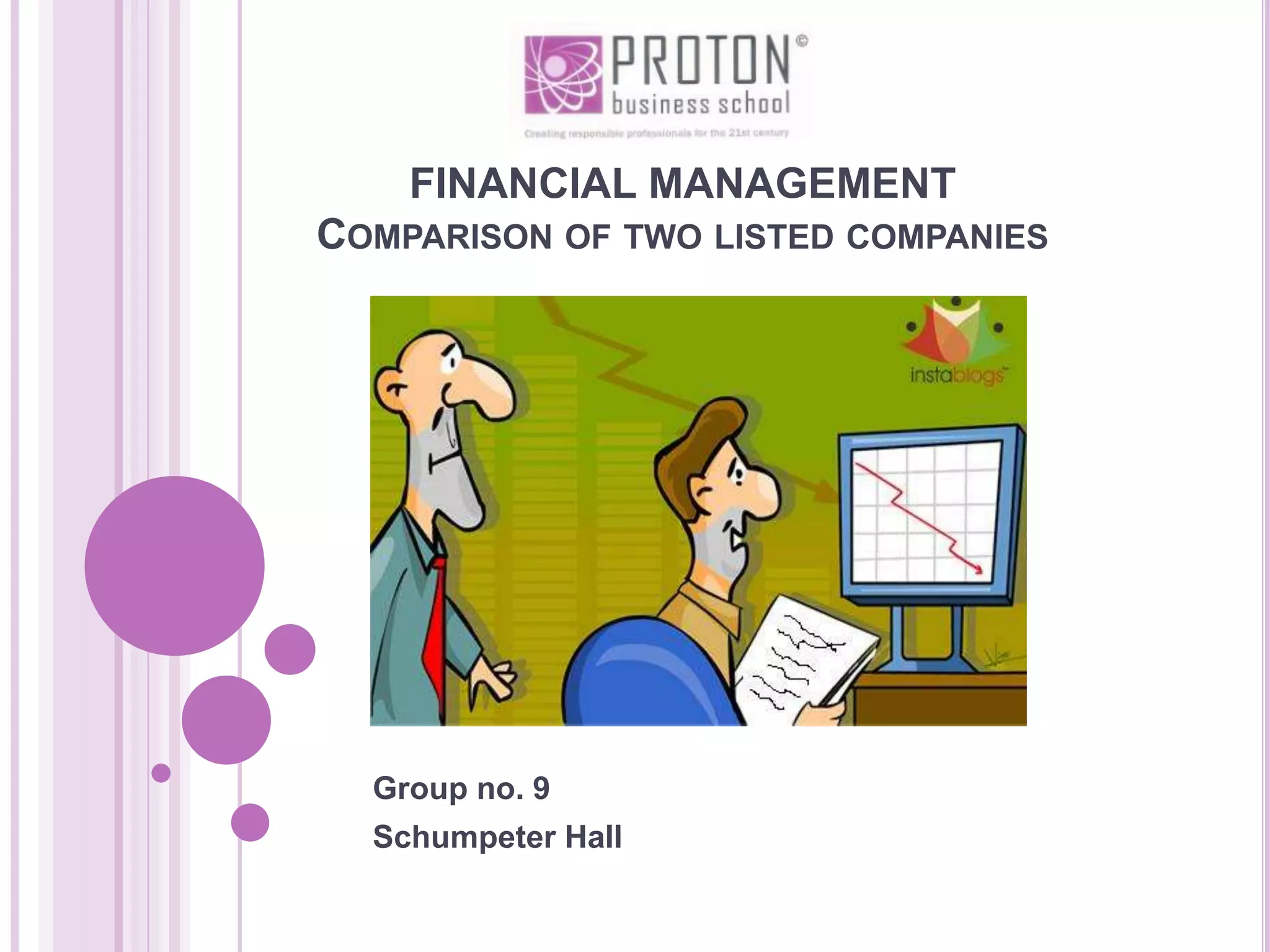 Comparison of two listed comapnies | PPTX