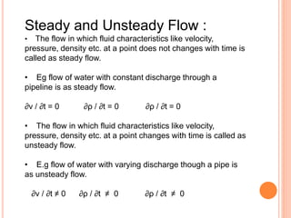 Types of flow in fluid mechanics | PPTX