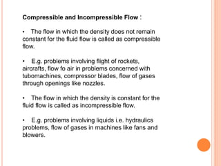 Types of flow in fluid mechanics | PPTX