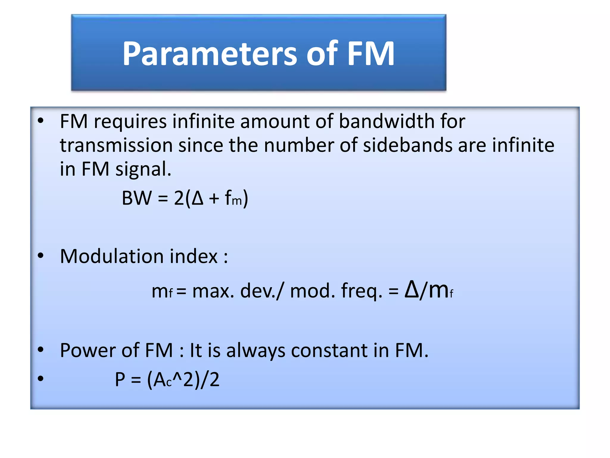 Frequency Modulation | PPTX