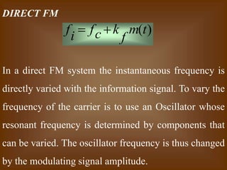 few fundamental of frequency modulation ppt | PPT