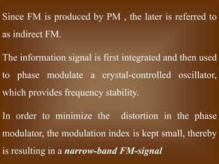 few fundamental of frequency modulation ppt | PPT