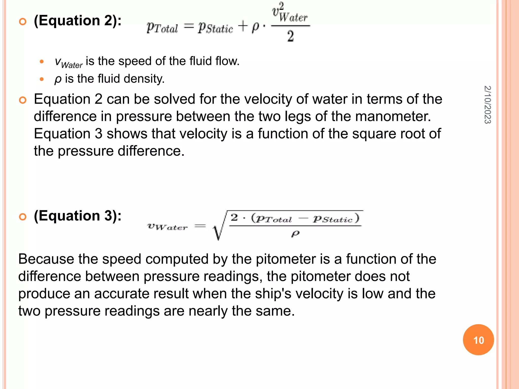 submarine pitot tube | PPTX