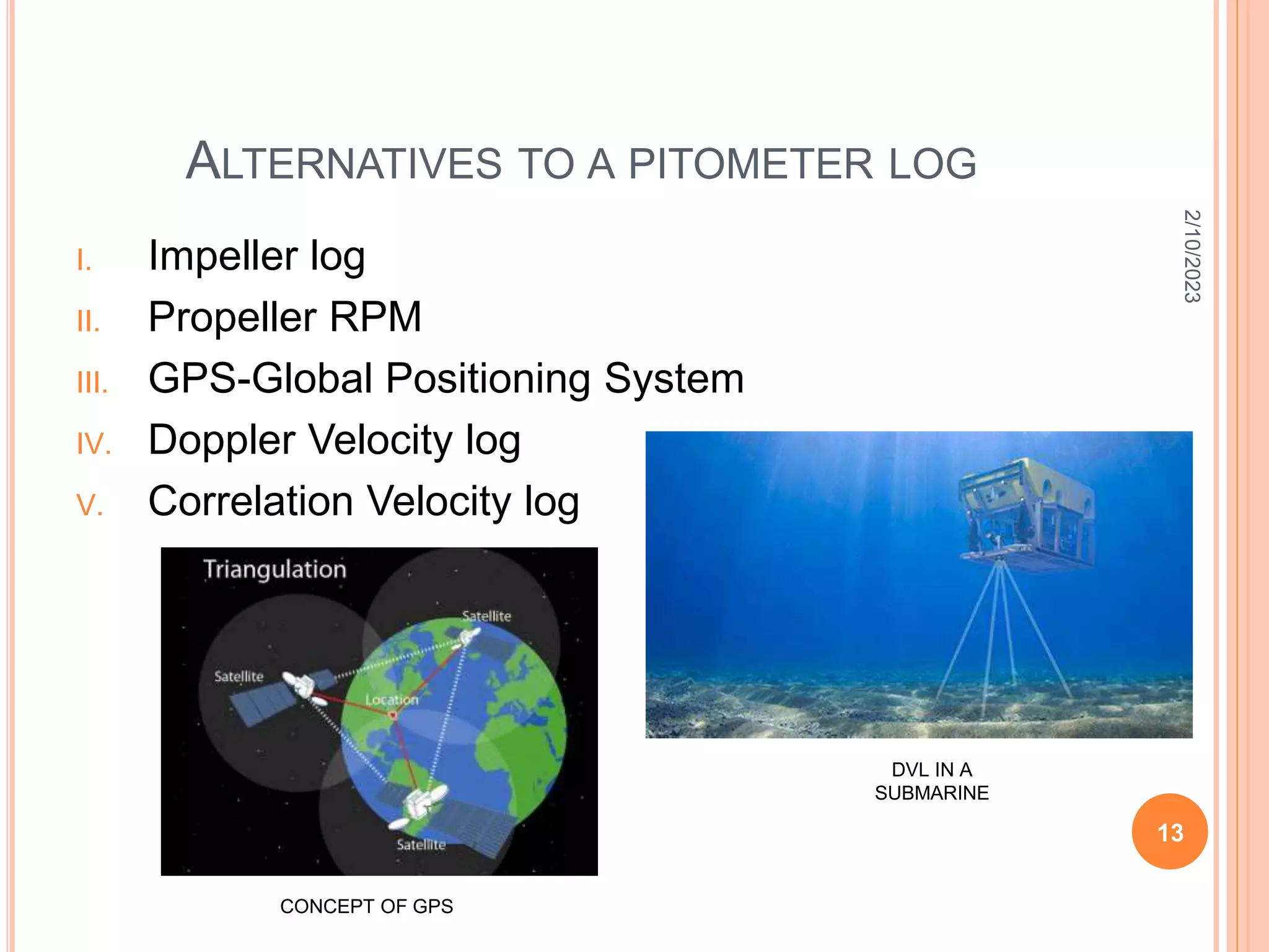 submarine pitot tube | PPTX