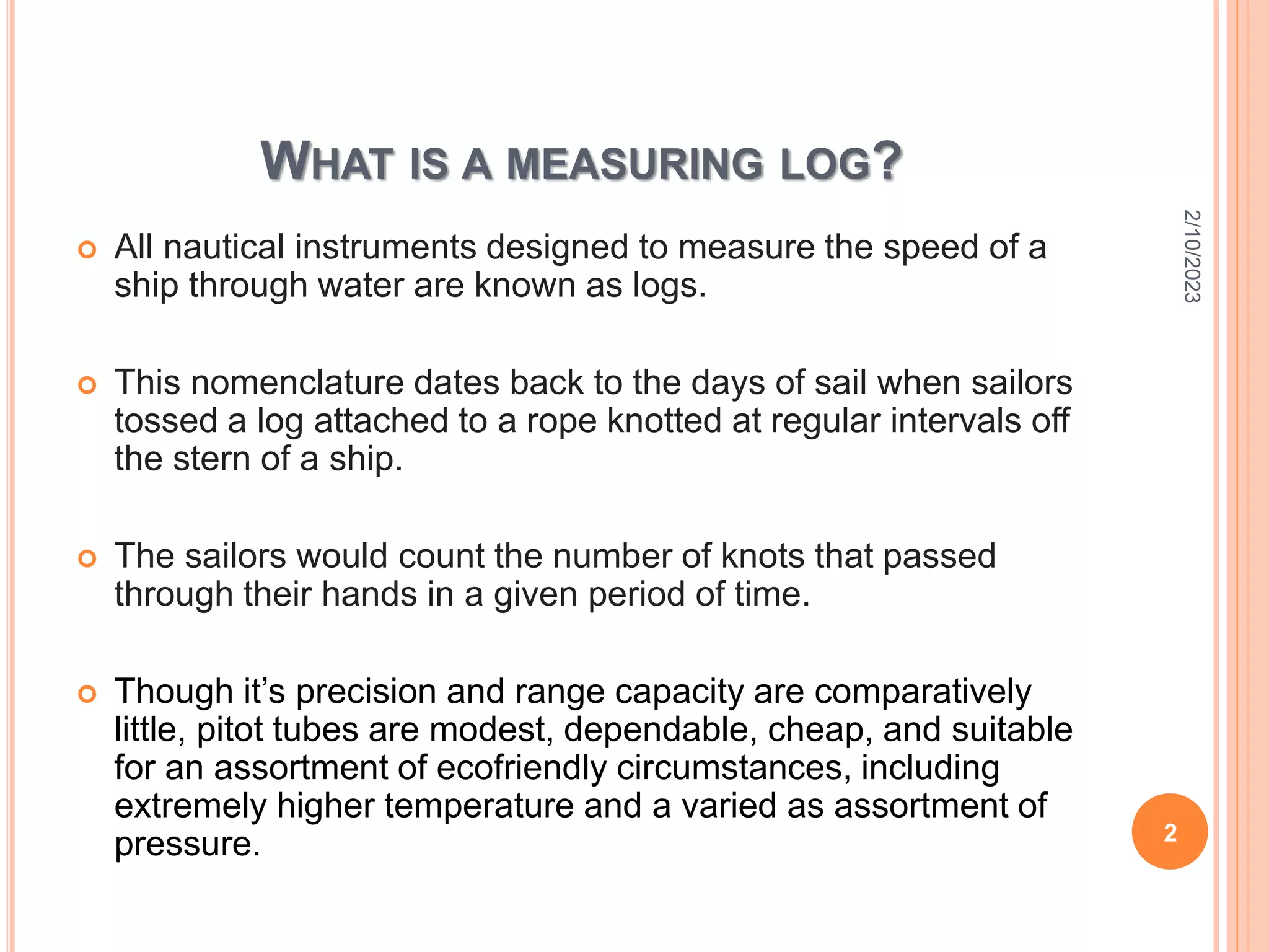 submarine pitot tube | PPTX