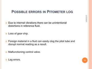 submarine pitot tube | PPTX
